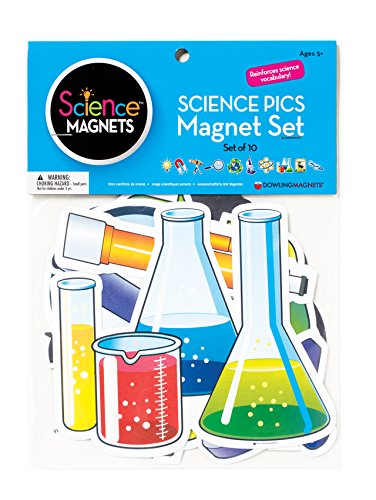 Dowling Magnets 731073 Science Pics Magnets, Set of 10, Grade: Kindergarten to 12, Flexible Magnet Material, 6"