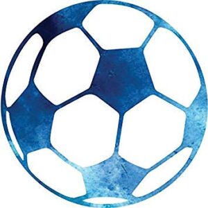 soccer ball magnetic car sticker decal refrigerator metal magnet vinyl 5"