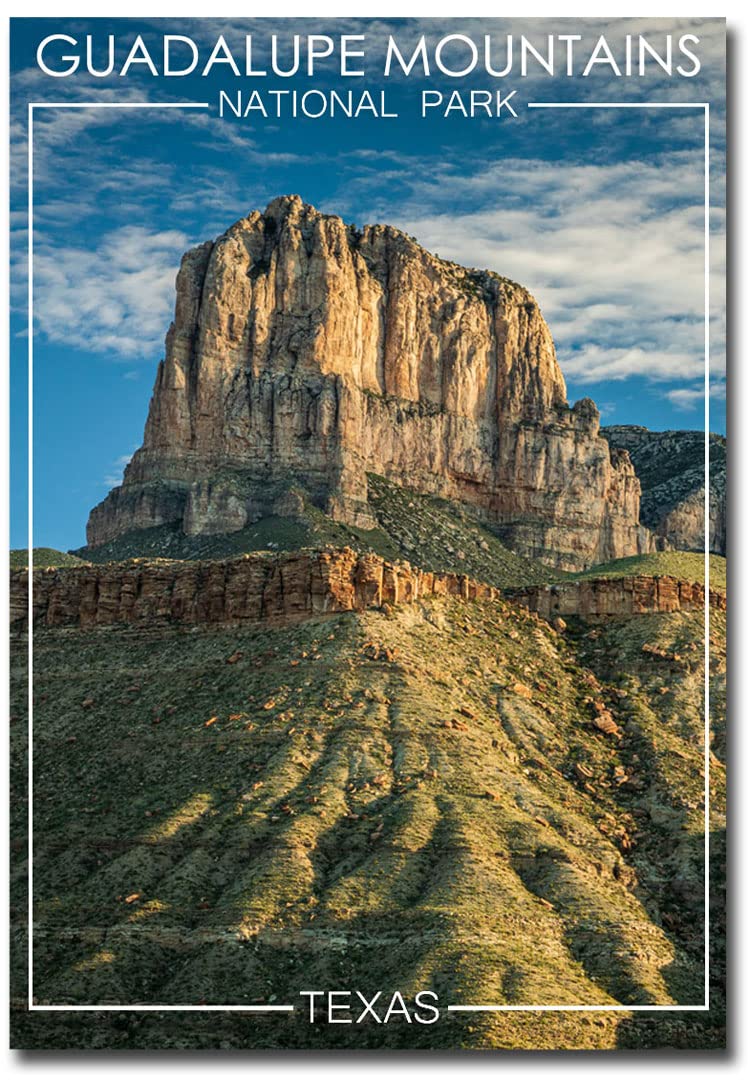 Guadalupe Mountains National Park, Texas Fridge Magnet Size 2.5" x 3.5"