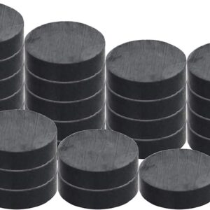 RAM-PRO 100-Piece Powerful Magnetic Full Round Ferrite Solid Magnet Discs (3/4" x 1/4") – Universal Use on Frigidaire’s, Bulletin Boards & Arts-Crafts Projects, Etc.