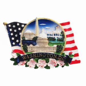 washington d.c. captal of usa fridge magnet travel souvenir gift collection home & kitchen decoration magnetic sticker america refrigerator magnet