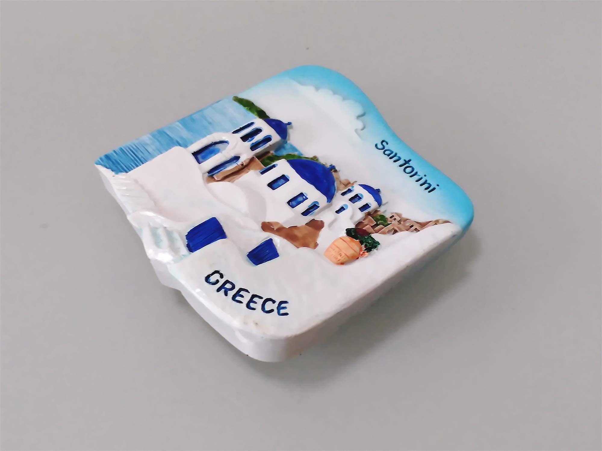 Santorini Greece 3D Fridge Magnet Tourist Souvenir Gift Home & Kitchen Decoration Magnetic Sticker Santorini Greece Refrigerator Magnet Collection