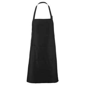 House 2 Home Reality 2-Pack Apron -Black 100% Cotton Apron | Aprons for Women with Pockets | Aprons for Men | Server Aprons |Waitress Apron | Chef Apron | Kitchen Apron | Aprons with Pockets