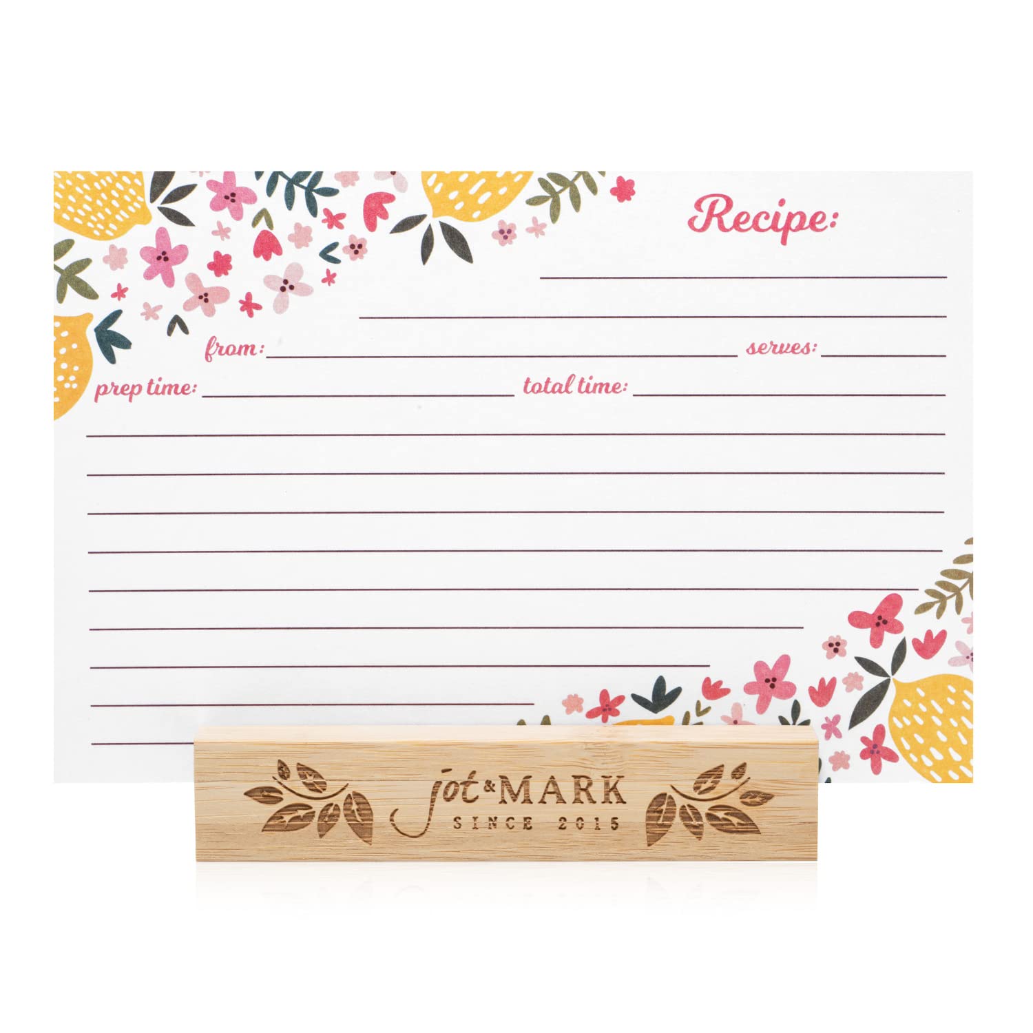 Jot & Mark Wooden Recipe Card Holder