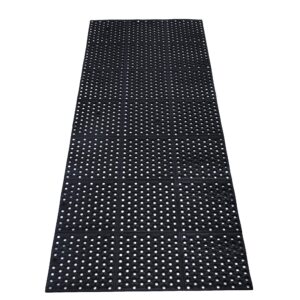 tonchean rubber drainage floor mat 83x35in commercial anti-fatigue rubber floor mats with holes restaurant bar floor mat heavy duty drainage mat for restaurant kitchen bar garden outdoor wet area