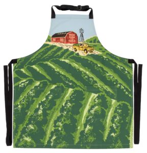 weed farm to table apron