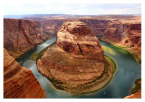 horseshoe bend, page arizona, near grand canyon, united states national park, magnet 2 inch x 3 inch fridge photo magnet