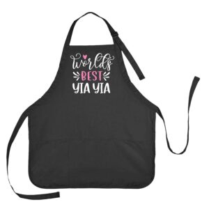 world's best yia yia apron, best yia yia apron, yia yia apron, gift for yia yia, present for best yia yia, mother's day gift for yia yia