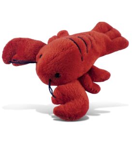 cota global lobster plush refrigerator magnet - fluffy red lobster stuffed plush magnet, cute ocean life magnet for kitchen fridge & locker, home decor & office decorative novelty accessory - 4 inch