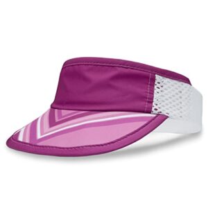 Headsweats Standard Supercrush Visor, Zig Zag Amazonian Purple, One Size