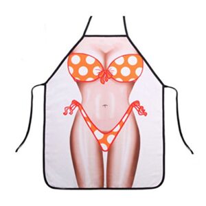 funny kitchen chef waitress cooking baking pottery grilling apron (bikini）