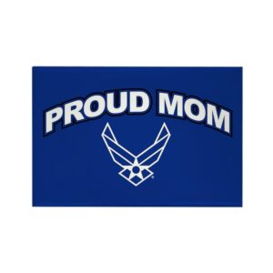 cafepress u.s. air force proud mom rectangle magnet, 3"x2" refrigerator magnet