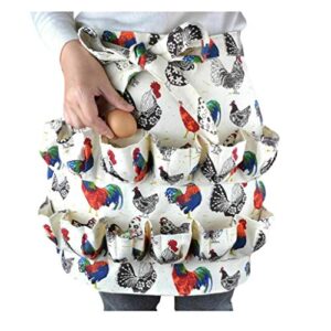 Lanhui Eggs Collecting Gathering Holding Apron Chicken Eggs Collecting Apron Kitchen Aprons Cooking Aprons for Men Women Gift