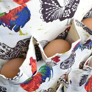 Lanhui Eggs Collecting Gathering Holding Apron Chicken Eggs Collecting Apron Kitchen Aprons Cooking Aprons for Men Women Gift