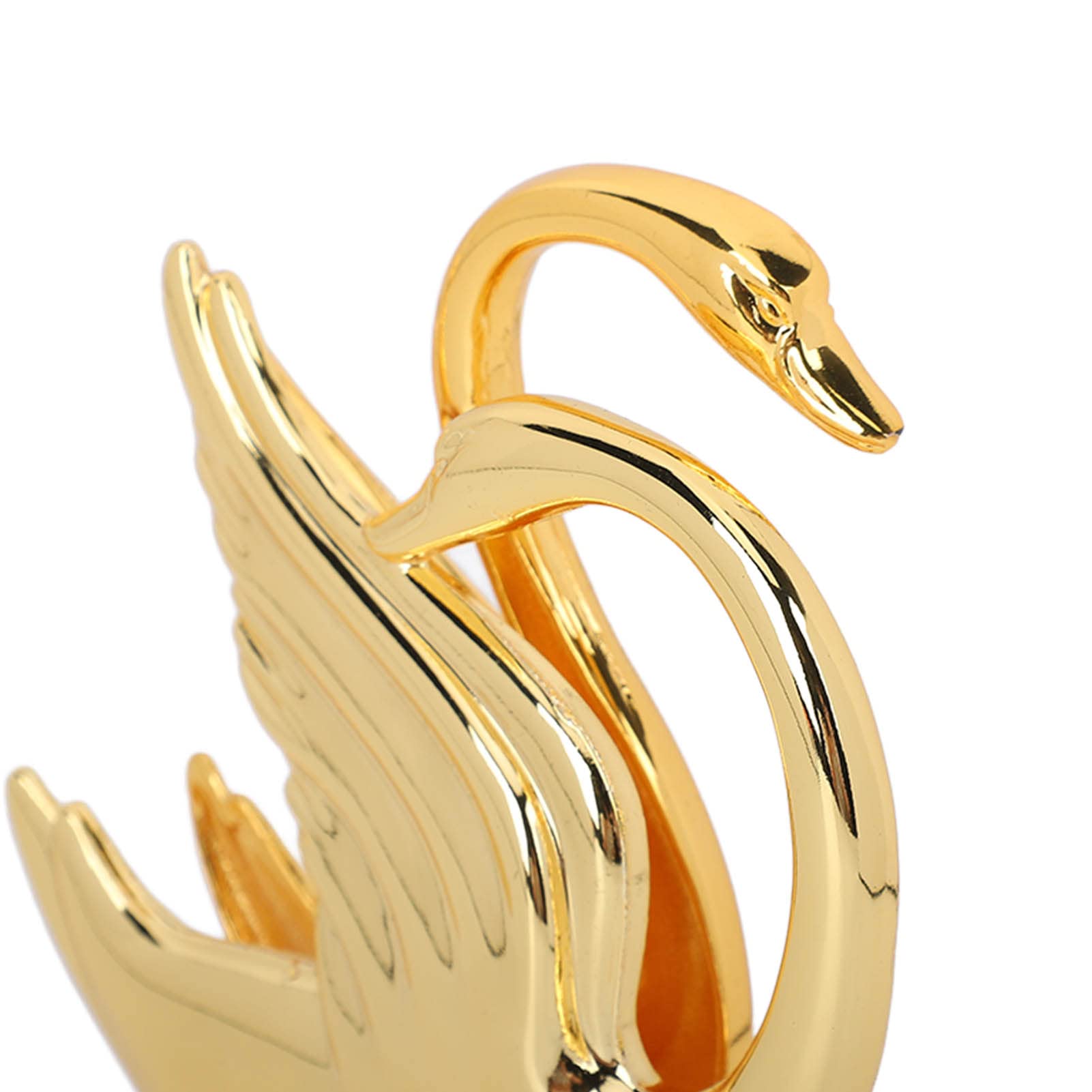 Gold Napkin Holder, Rustproof Metal Swan Napkin Holder, Elegant Golden Modern Table Serviette Holder, Durable Tissue Dispenser Stand for Home, Restaurant, Kitchen, Bar, Hotel