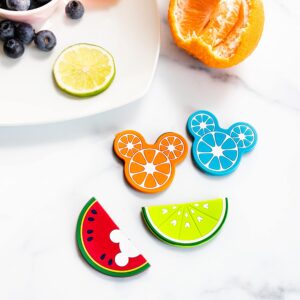 Disney Mickey Mouse Fruit Magnets | Set of 4