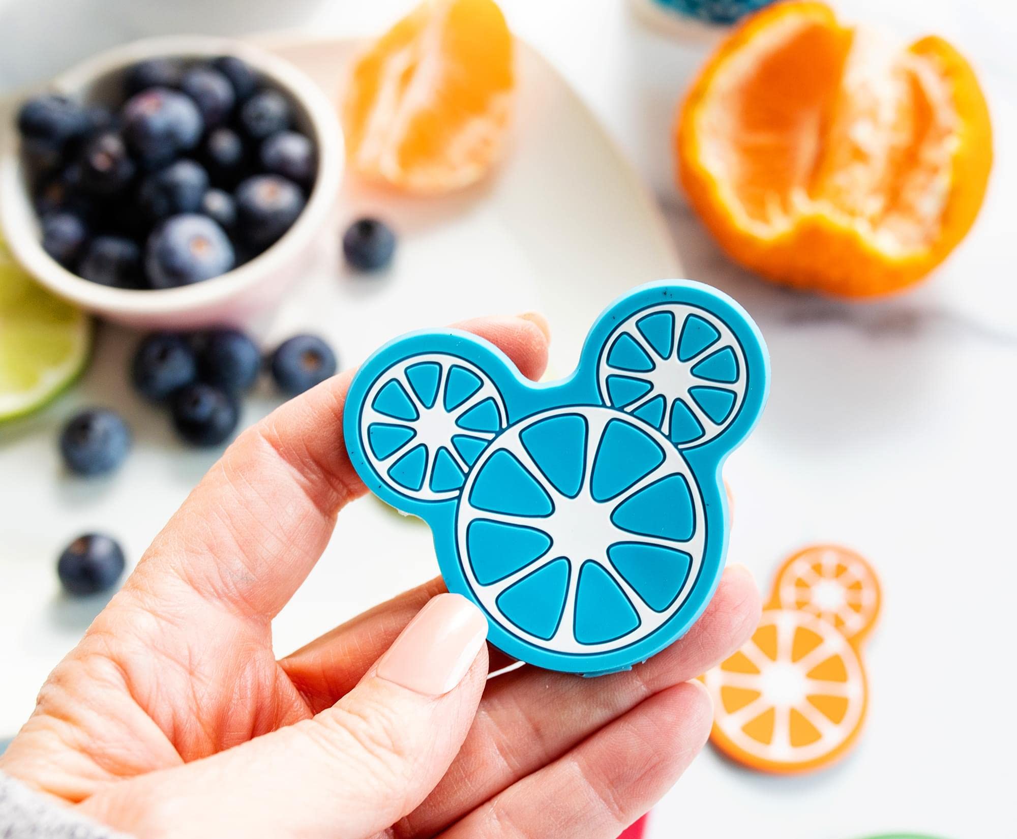 Disney Mickey Mouse Fruit Magnets | Set of 4