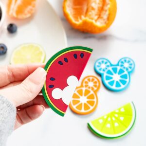 Disney Mickey Mouse Fruit Magnets | Set of 4