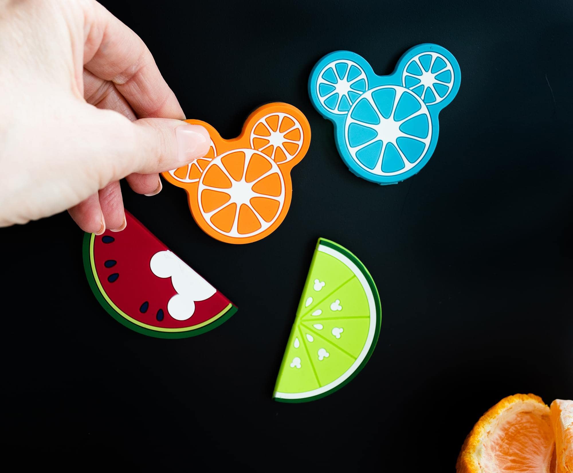 Disney Mickey Mouse Fruit Magnets | Set of 4