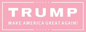 magnet preppy pink trump make america great magnetic car sticker decal refrigerator metal magnet vinyl 5"