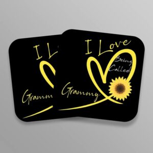 i love being called grammy | sunflower heart |great gift idea|great gift idea|single |5 inch magnet | made in the usa | car auto tool box refrigeratormagnet | mags11225