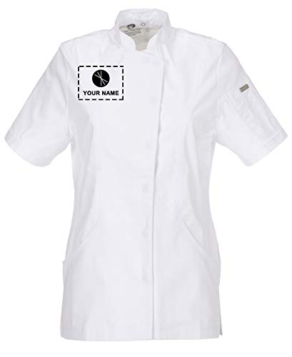 Chef Works Custom Womens Springfield White Chef Coat - M