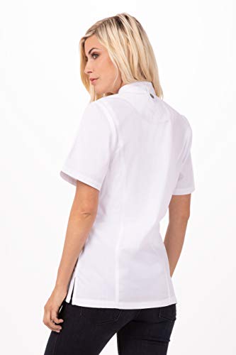 Chef Works Custom Womens Springfield White Chef Coat - M