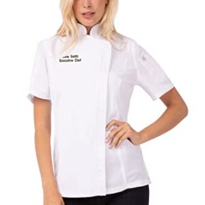 Chef Works Custom Womens Springfield White Chef Coat - M