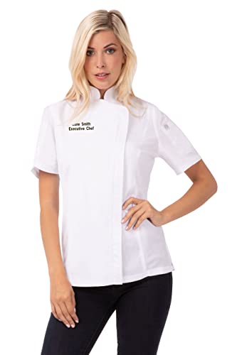 Chef Works Custom Womens Springfield White Chef Coat - M