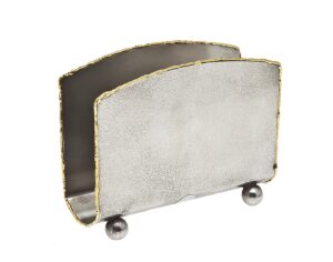 godinger silver art golden frost napkin holder