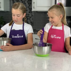 Personalized Kids Apron - Chef Apron for Kids - Add a Name to Personalize Kids Aprons for Girls or Boys