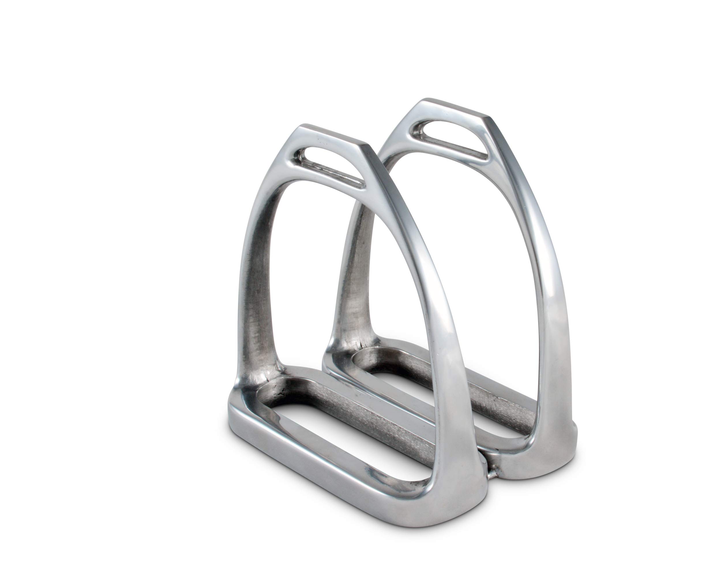 Arthur Court Horse Stirrup Equestrian Paper Napkin Holder for Kitchen Countertops, Dinner Tables, Picnic Tables - Outdoor Use, Organization for Multiple Sizes - Durable Metal 5 inch Tall