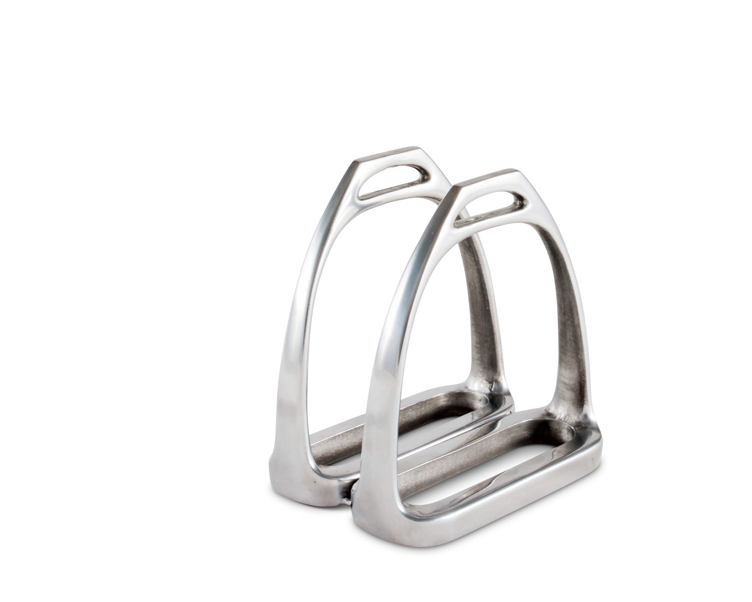 Arthur Court Horse Stirrup Equestrian Paper Napkin Holder for Kitchen Countertops, Dinner Tables, Picnic Tables - Outdoor Use, Organization for Multiple Sizes - Durable Metal 5 inch Tall