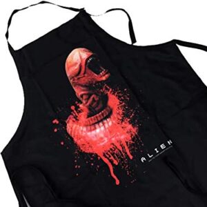 Alien Chestburster Adult Apron, Black