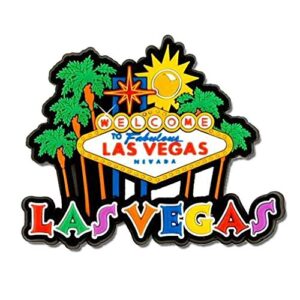 1 x las vegas magnet - rubber sign, las vegas magnets, las vegas souvenirs