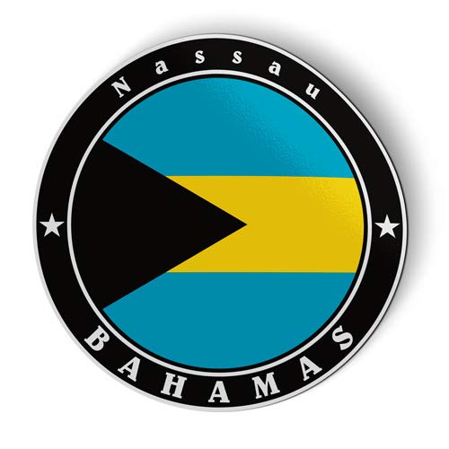 The Bahamas Flag - Flexible Magnet - Car Fridge Locker - 5"