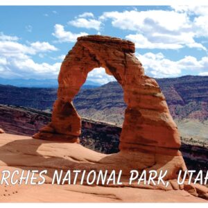 Arches National Park, Utah, Mountains, National Monument, Souvenir 2 x 3 Photo Fridge Magnet