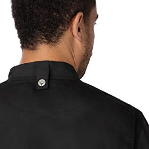 Chef Works Unisex Sustainable Hartford Chef Coat, Black, Medium