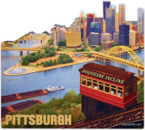 alberts gifts pittsburgh duquesne incline magnet