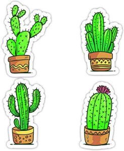 cactus magnets car refrigerator metal sign magnetic vinyl 5"