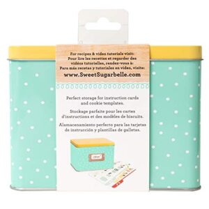 american crafts sweet sugarbelle recipe card tin by light green