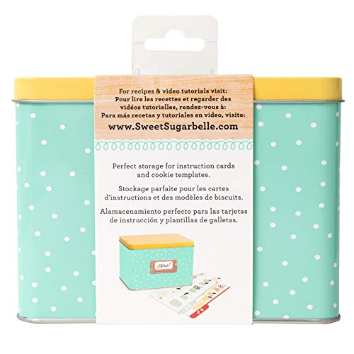 American Crafts Sweet Sugarbelle Recipe Card Tin by Light Green