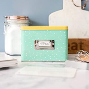 American Crafts Sweet Sugarbelle Recipe Card Tin by Light Green