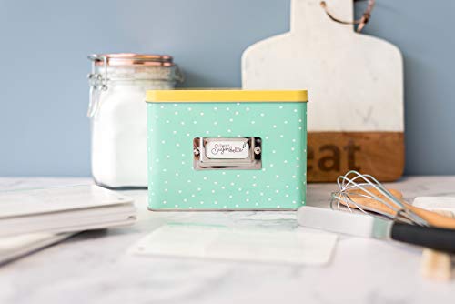 American Crafts Sweet Sugarbelle Recipe Card Tin by Light Green