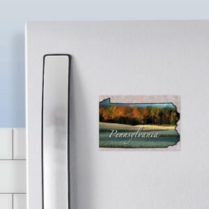 CafePress Pennsylvania Magnets Rectangle Magnet, 3"x2" Refrigerator Magnet