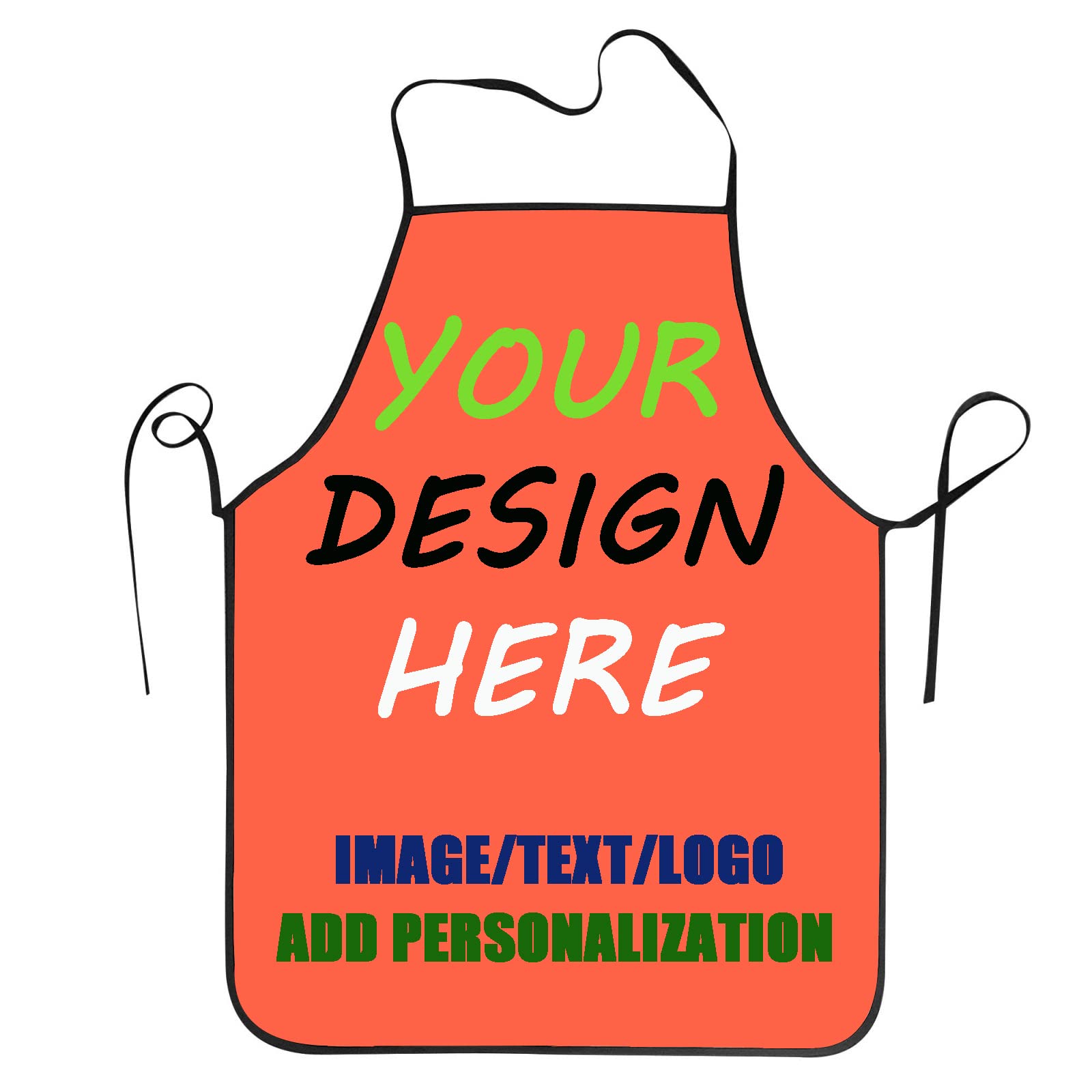 Personalized ApronPersonalized Apron - Custom apron with the name of the kitchen painting craft salon logo imagecustom aprons with pockets