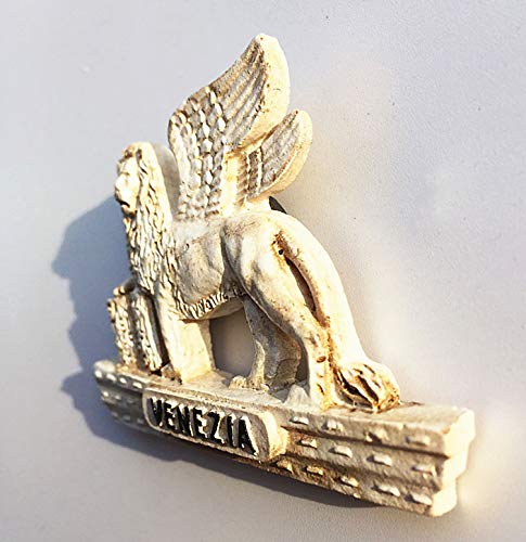 Winged Lion of Venice Italy 3D Fridge Magnet Travel Souvenir Gift Collection Home Kitchen Decoration Magnetic Sticker Venezia Refrigerator Magnet