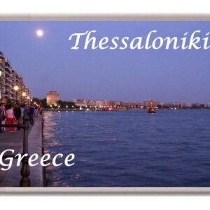 Greece Thessaloniki by Night/Fridge Magnet.!!!!