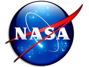 magnet 4x4 inch 3d look • nasa meatball logo shaped sticker -insignia symbol space nerd magnetic vinyl bumper sticker sticks to any metal fridge, car, signs