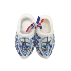 netherlands wooden shoes magnet delft (2.5")